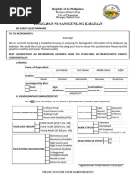 KK Profiling Form | PDF | Government