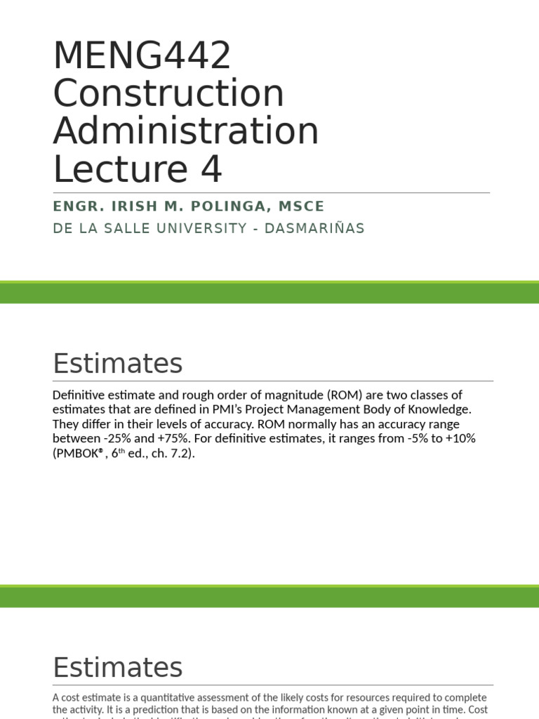 MENG442 Lecture 4 | PDF