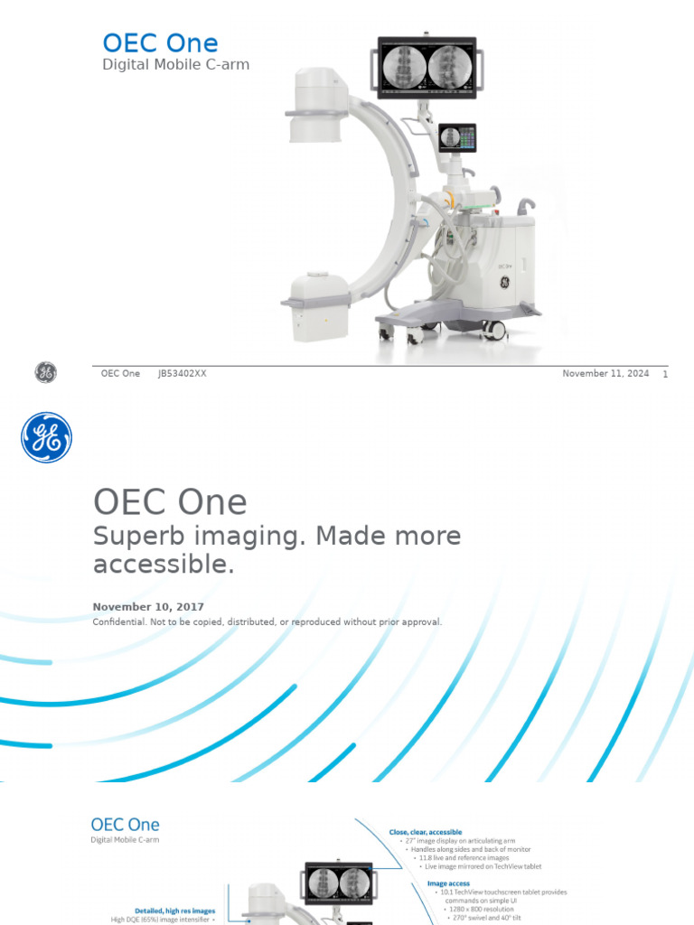 OEC One Customer Presentation | PDF | Image | Imaging