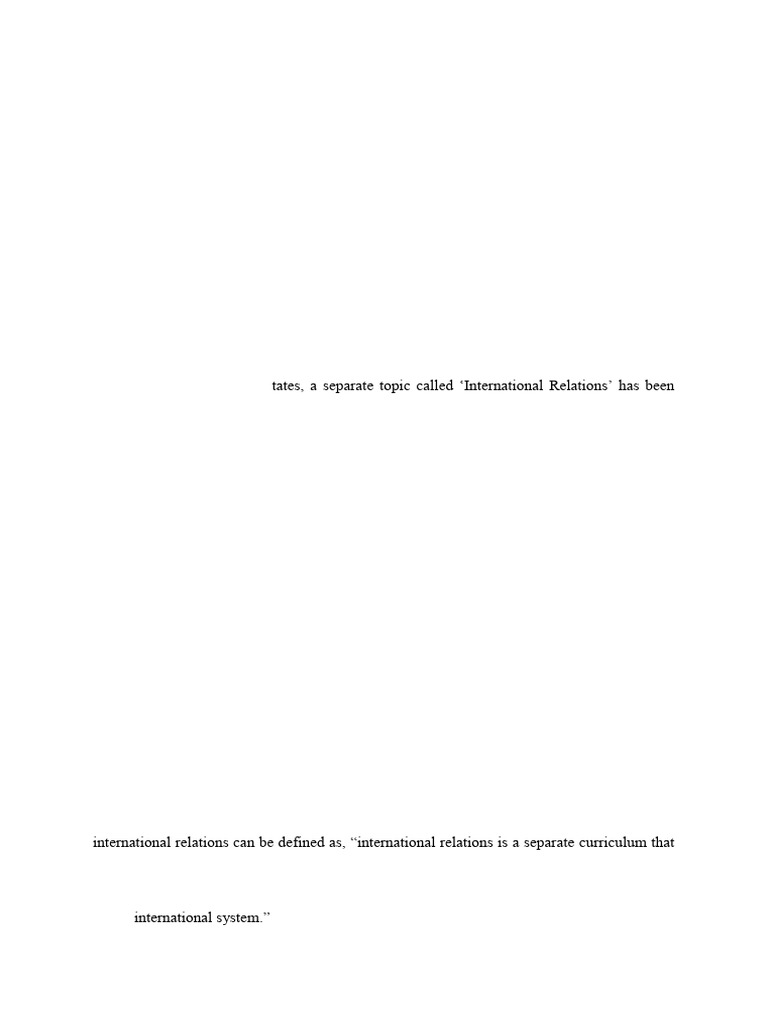 lec 01 IR | PDF | International Relations | Political Science