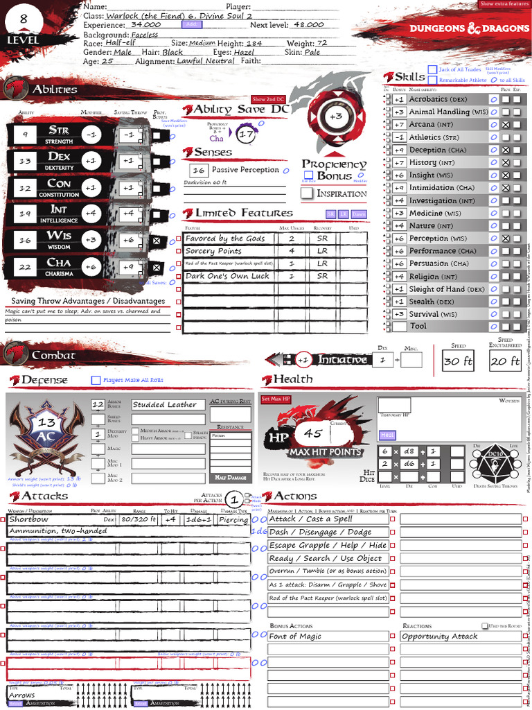 Kain 8th Level | PDF | D20 System | Gary Gygax Games