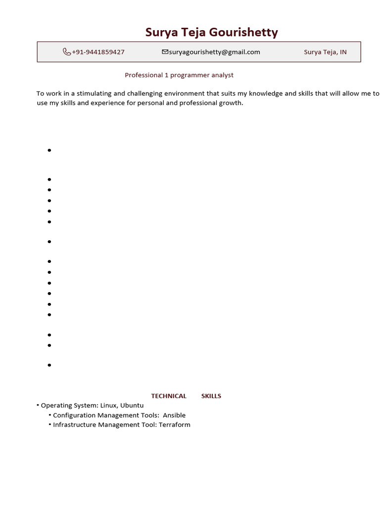 Document From Suryateja - 1690895839741 - SuryaTeja Gourishetty | PDF | Amazon Web Services ...