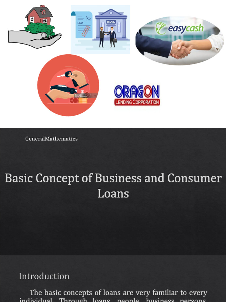 Basic Concepts of Consumer Loan | PDF | Loans | Mortgages
