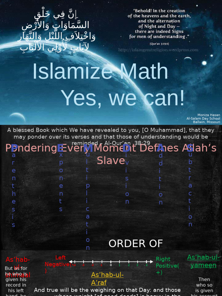 Islamize Maths Yes Its Possible by Moniza 3 | PDF | God In Islam ...