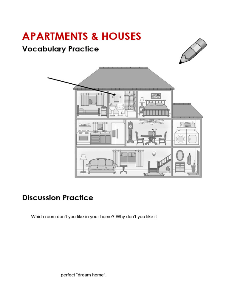 Apartments Houses Vocabulary and Discussion | PDF | Language Arts ...