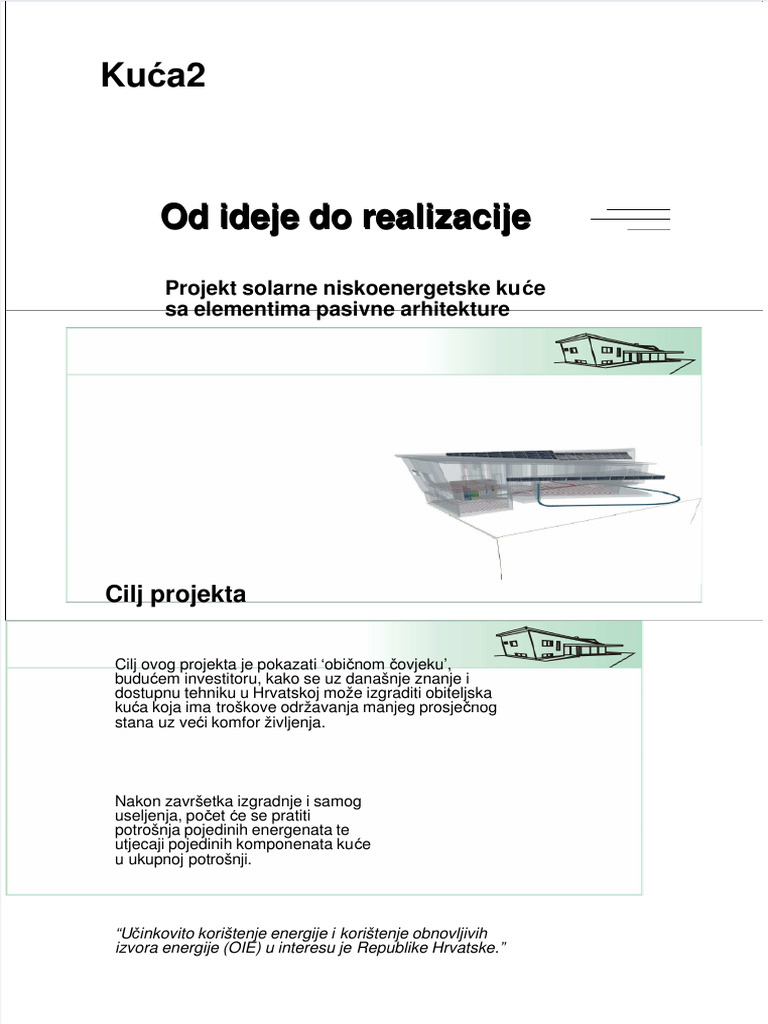 Dokumen - Tips - Grdanprojekt Solarne Niskoenergetske Kuce | PDF