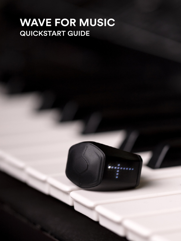 WaveforMusic Quickstartguide | PDF | Button (Computing) | Computing