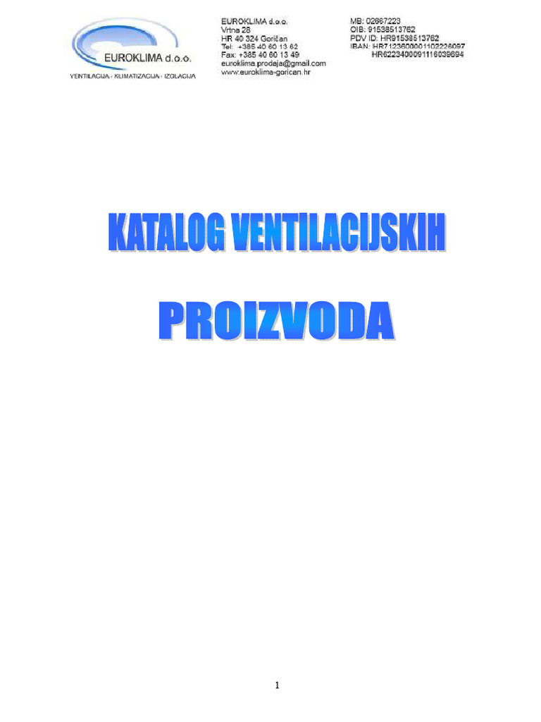 EUROKLIMA Katalog-Proizvoda - Fazonski Elementi | PDF