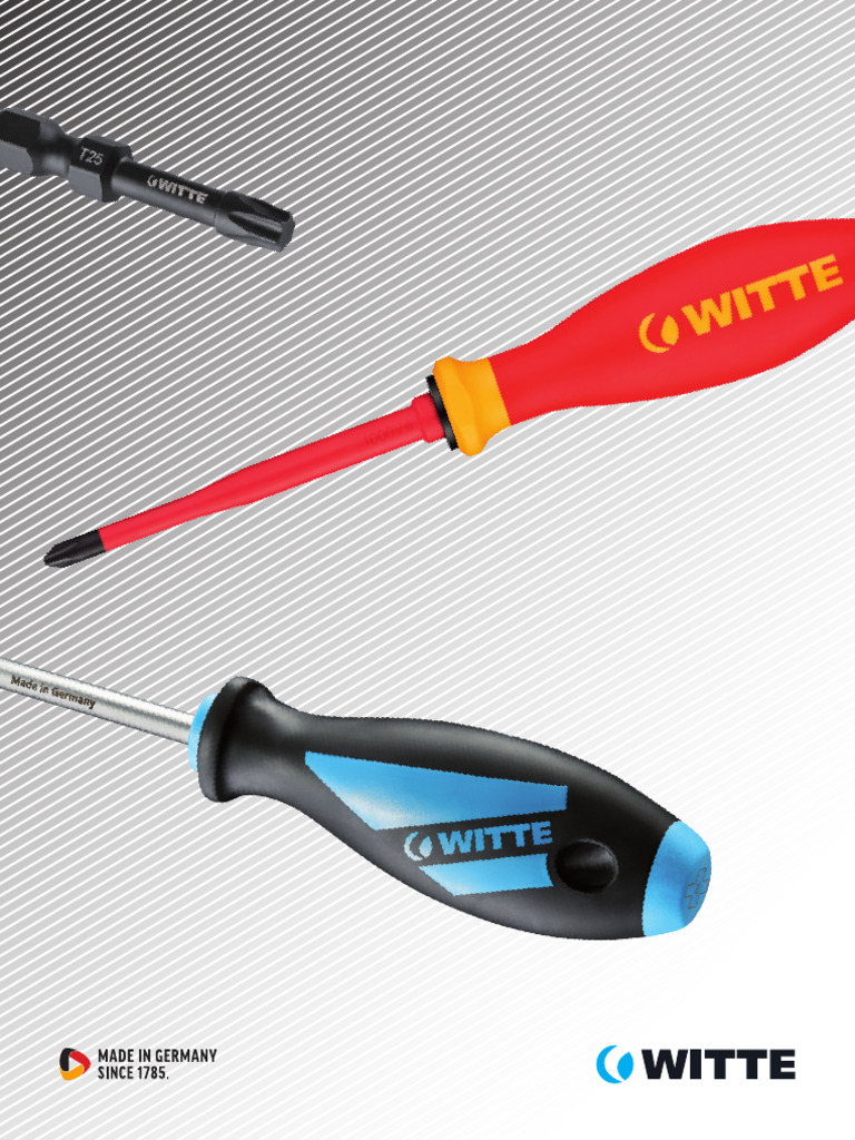 WITTE Tools Product Catalog Overview | PDF | Metalworking | Tools