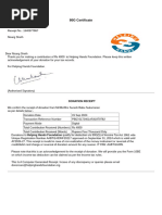 80G Certificate: Donation Receipt | PDF | Receipt | Income Tax