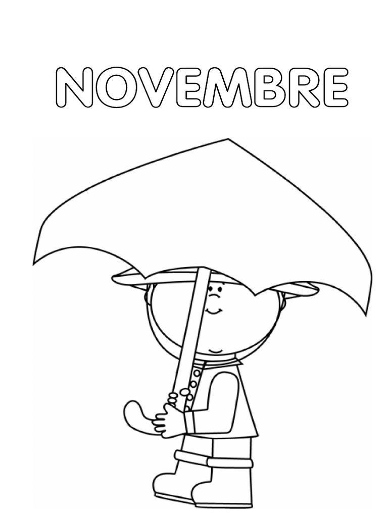 Coloriage Novembre Ms | PDF