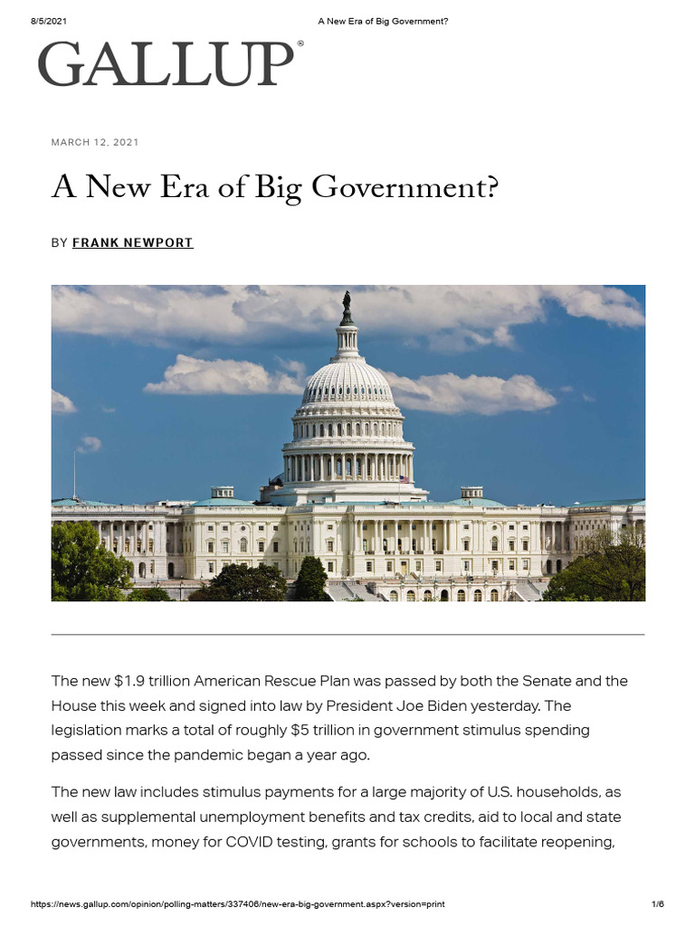 Case - 3 - (1) - A New Era of Big Government | PDF | Republican Party ...