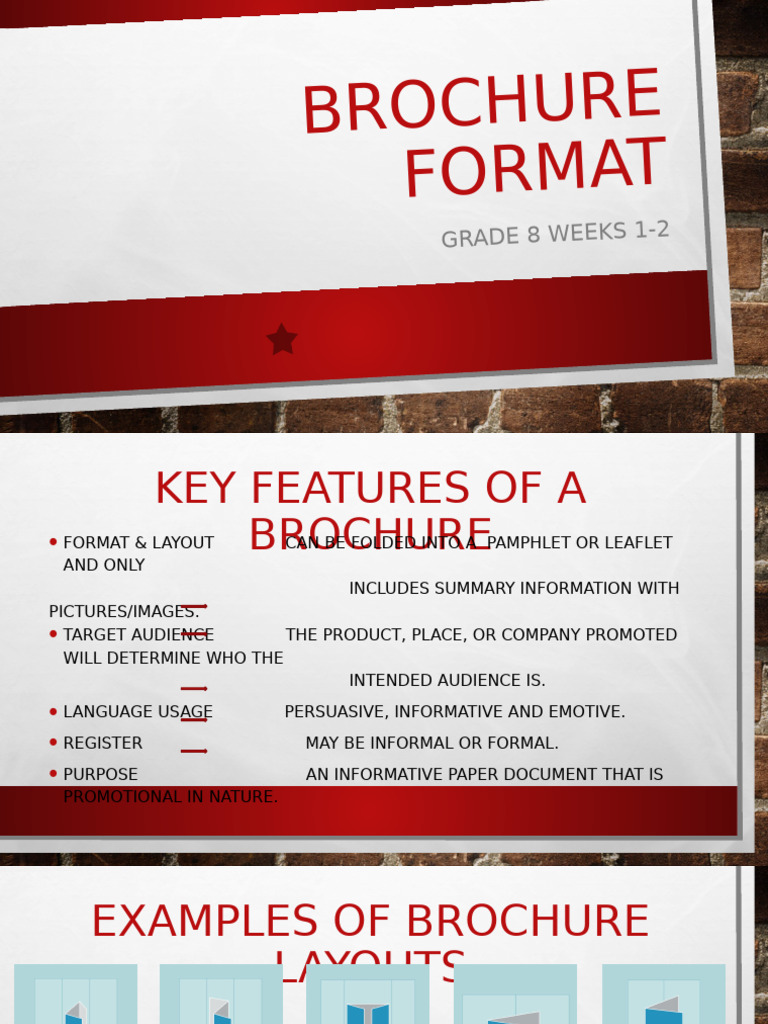 Grade 8 Brochure Weeks 1 2 | PDF | Career & Growth