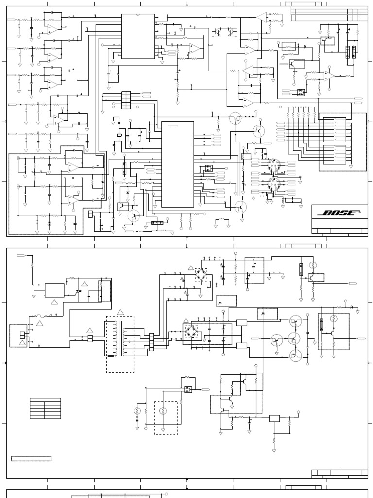 Bose SA2 SA3 Schematic | PDF