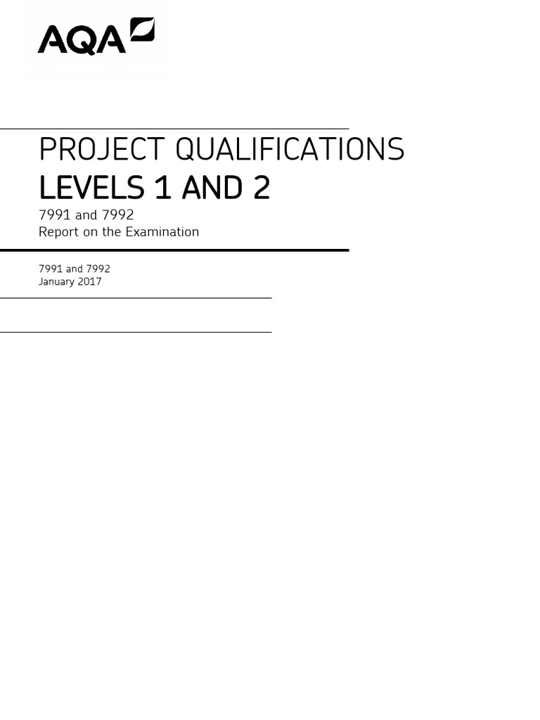 Aqa 7991 7992 Wre Jan17 - 2 | PDF