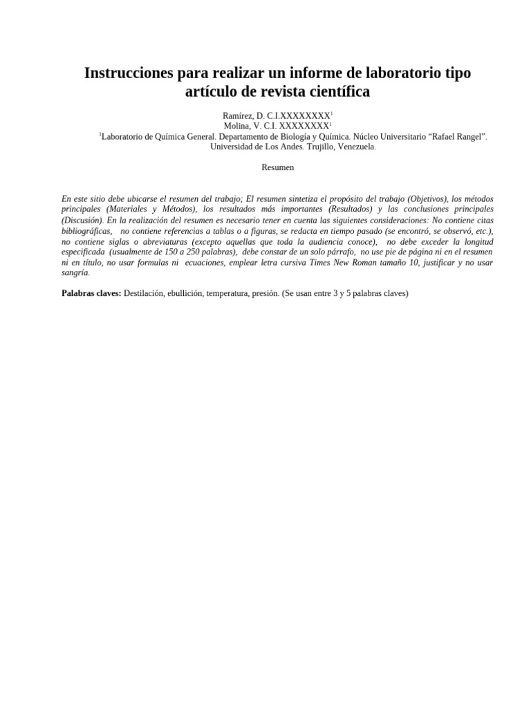 Informe de laboratorio: guía práctica | PDF | Experimentar | Laboratorios