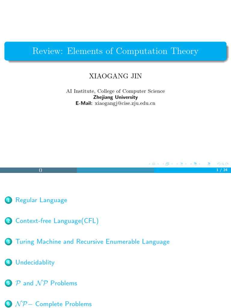 前几届复习 | PDF | Formalism (Deductive) | Theoretical Computer Science