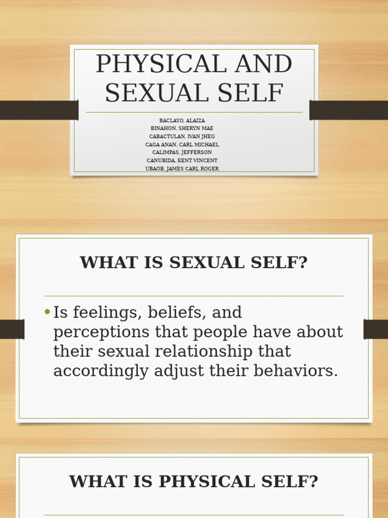 Physical and Sexual Self | PDF | Birth Control | Sexually Transmitted ...