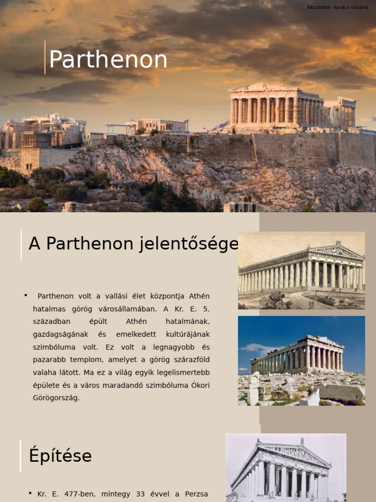 Parthenon - PPTX Másolata | PDF