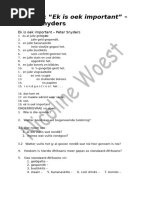 Die Snoek - Gedig Notas | PDF