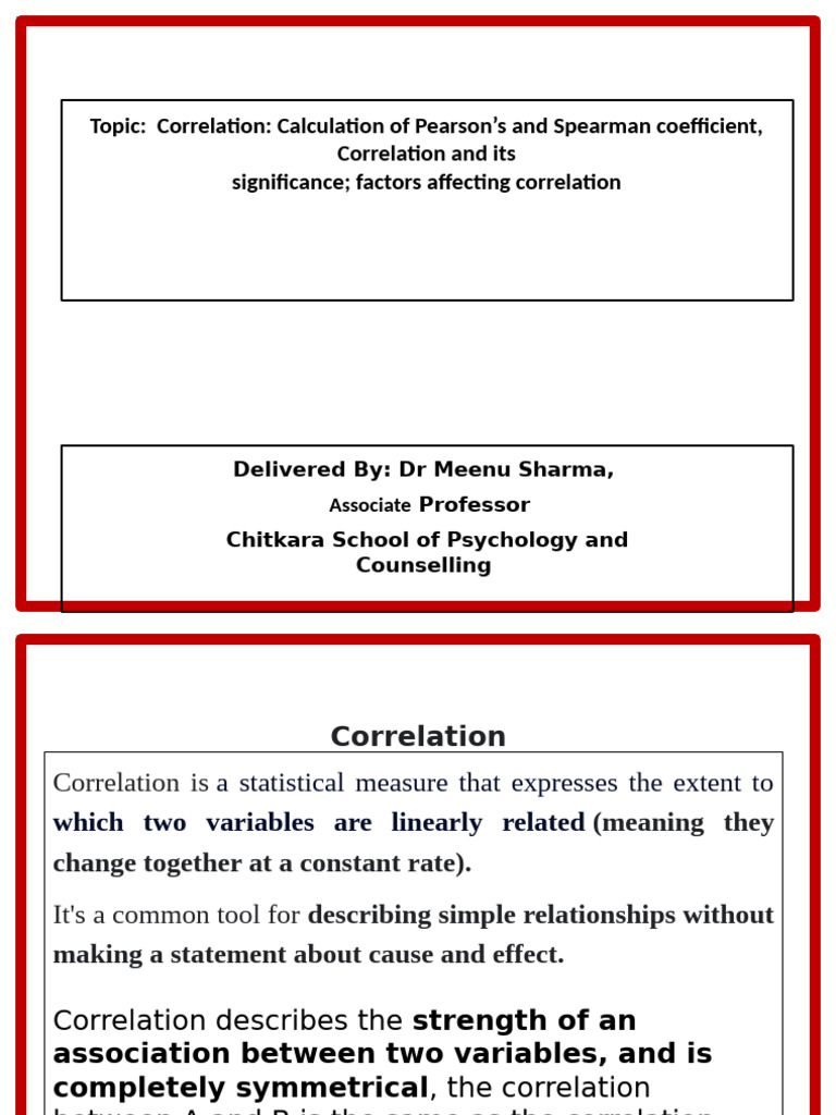 Correlation | PDF | Scatter Plot | Statistical Analysis
