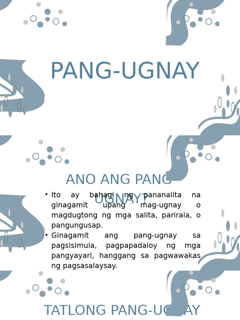 Pang Ugnay | PDF