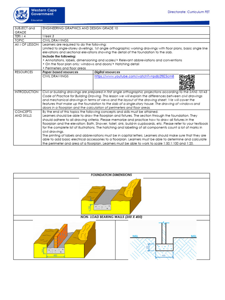 EGD Grade 10 Term 4 Week 3 - 2020 | PDF | Technical Drawing