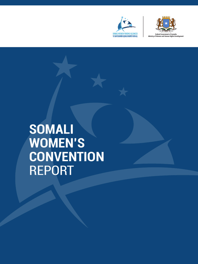 Somali Women Convention Report 2019 | PDF | Somalia | Government