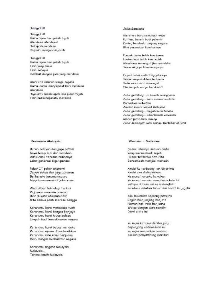 Lagu Patriotik | PDF