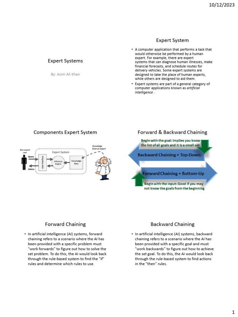 Understanding Expert Systems in AI | PDF | Artificial Intelligence ...