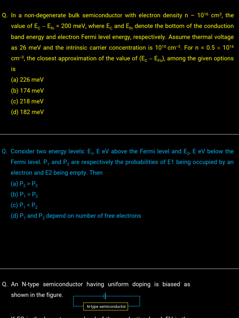 Numericals Part-3 Modified | PDF | Electronvolt | Electrical Resistivity And Conductivity