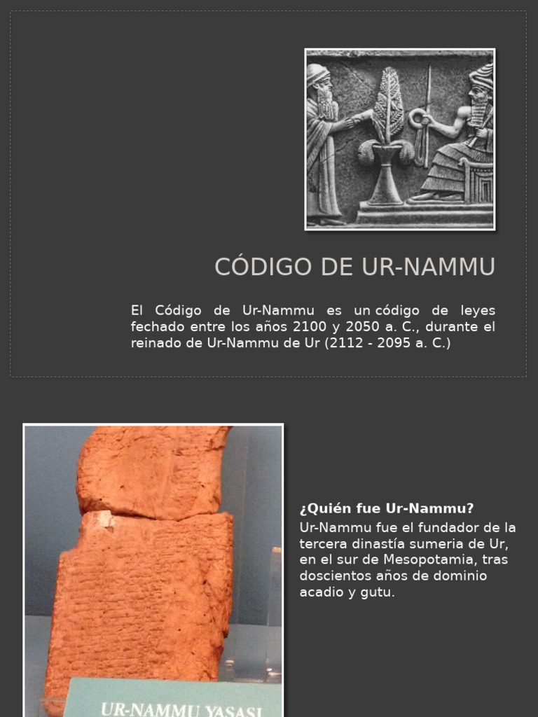 Código de Ur-Nammu | PDF | Sumeria | Mesopotamia