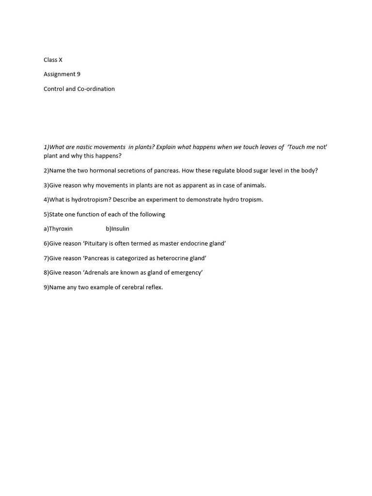 Bio Assignment | PDF | Science & Mathematics