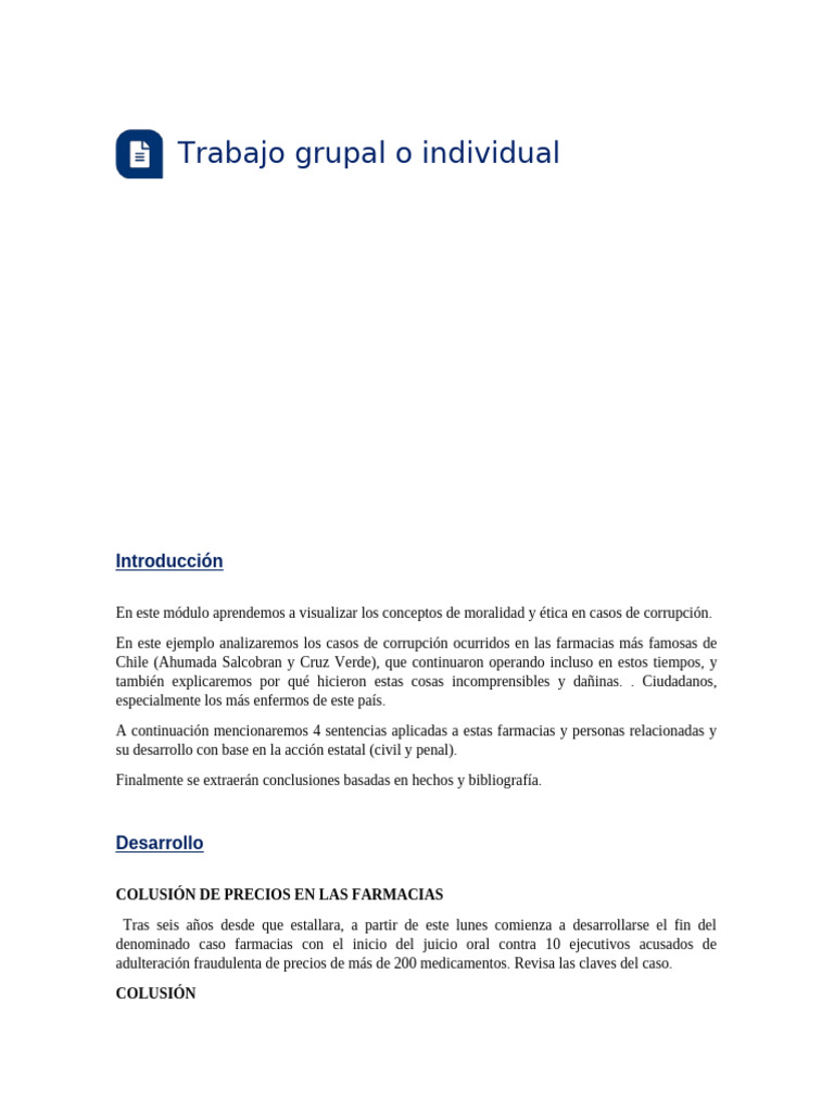 Claudio - Henriquez - TIM2 - Probidad y Etica Publica | PDF | Castigos ...