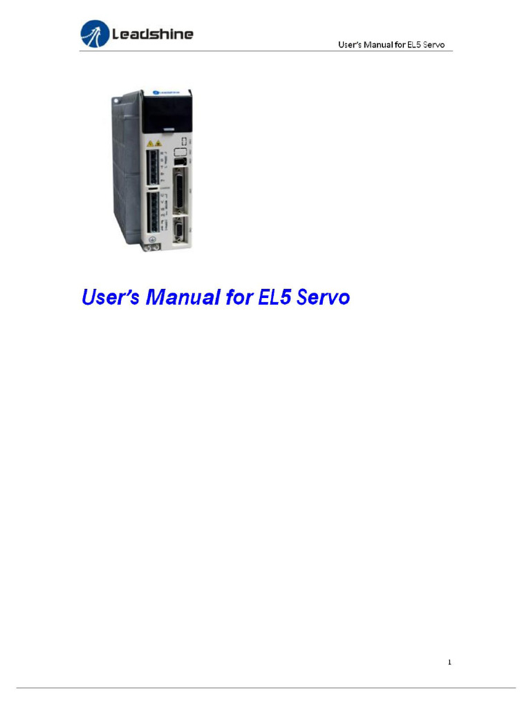 EL5 User Manual | PDF