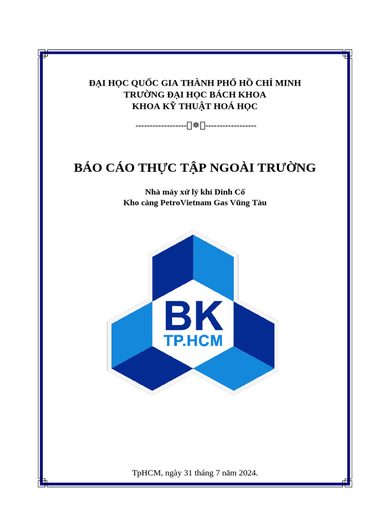 Bao Cao Thuc Tap | PDF