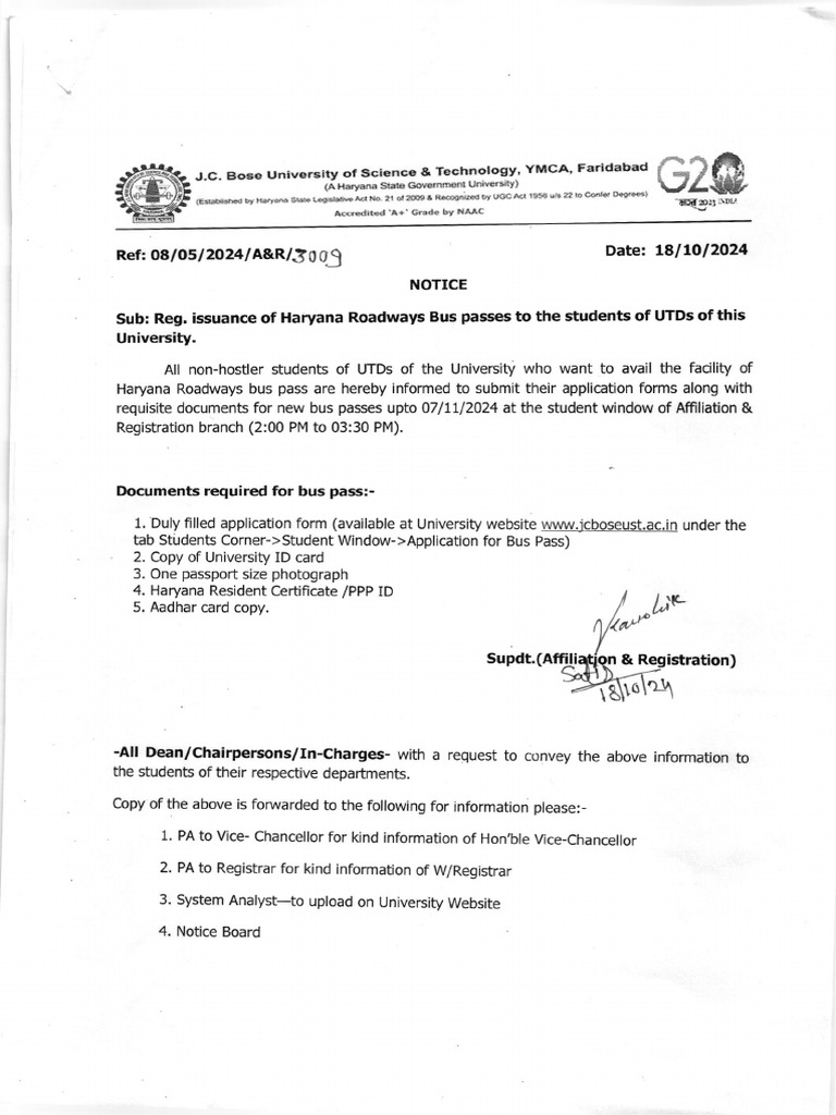 Buss Pass Notice 2024 | PDF | Access Control | Government Information