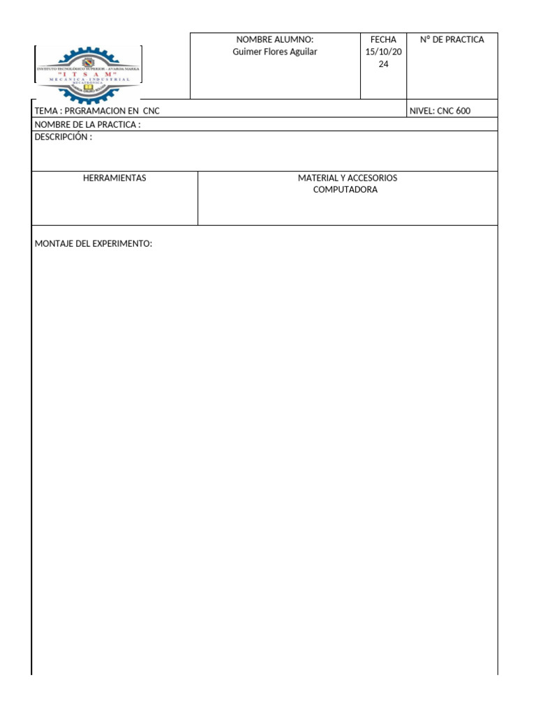 Formato de Laboratorio - 064241 | PDF