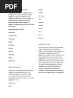Revised SENIOR SCOUT CODE | PDF