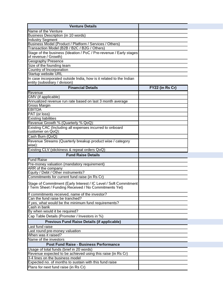 Financials & Unit Economics Sheet | PDF | Business | Finance & Money ...