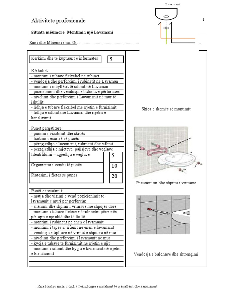 Flete Pune - Montimi I Lavamanit | PDF