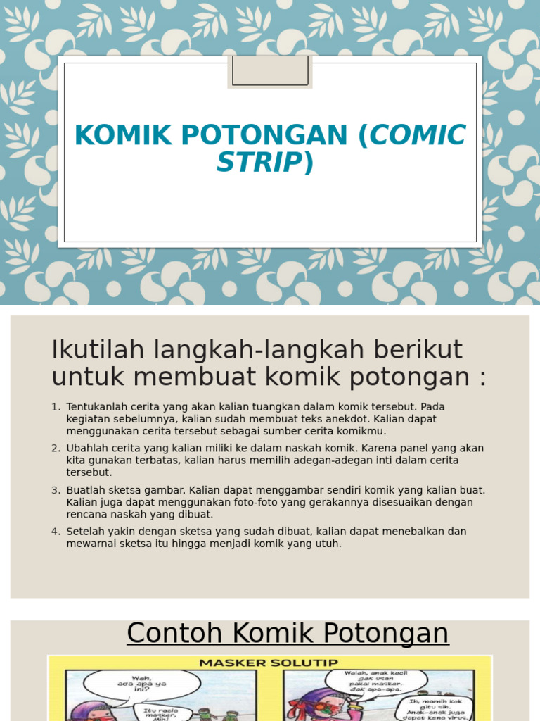 Komik Potongan (Comic Strip) | PDF