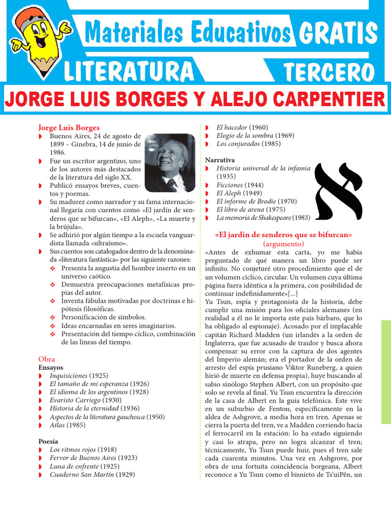 Borges y Carpentier: Maestros Literarios | PDF | Clásicos