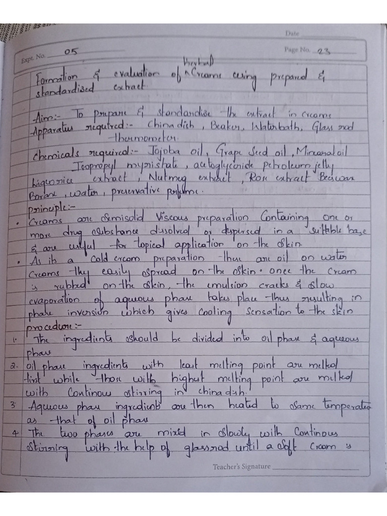 HDT Exp 5 Cream | PDF