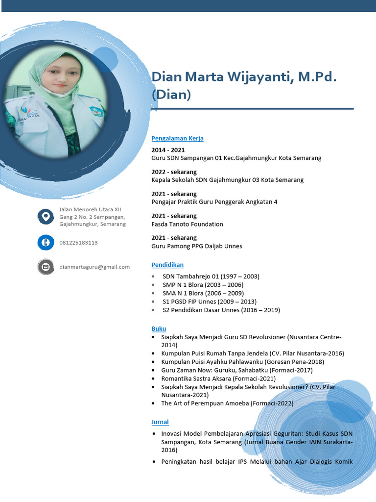 CV Dian Marta Wijayanti | PDF