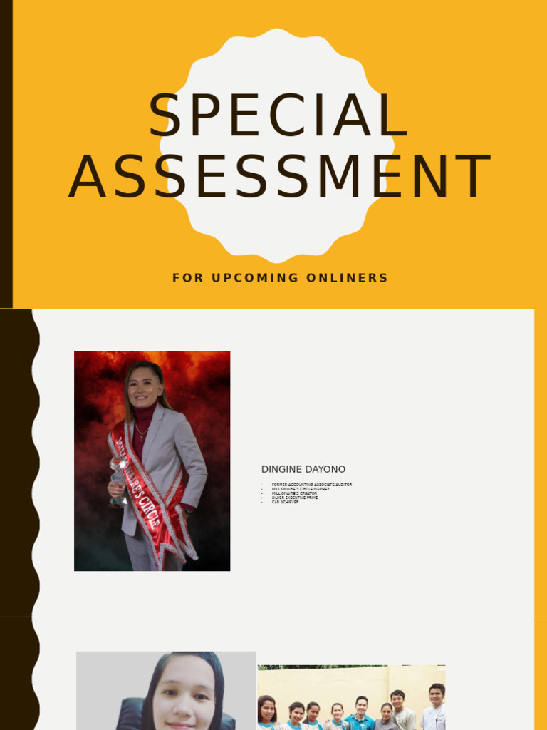 Special Assessment Ppt Updated | PDF | Business | Economies