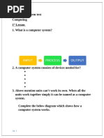 ICT Grade 3 Exam | PDF | Input/Output | Computer File