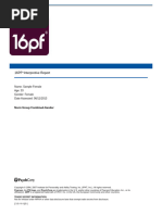 16PF Norms Table | PDF