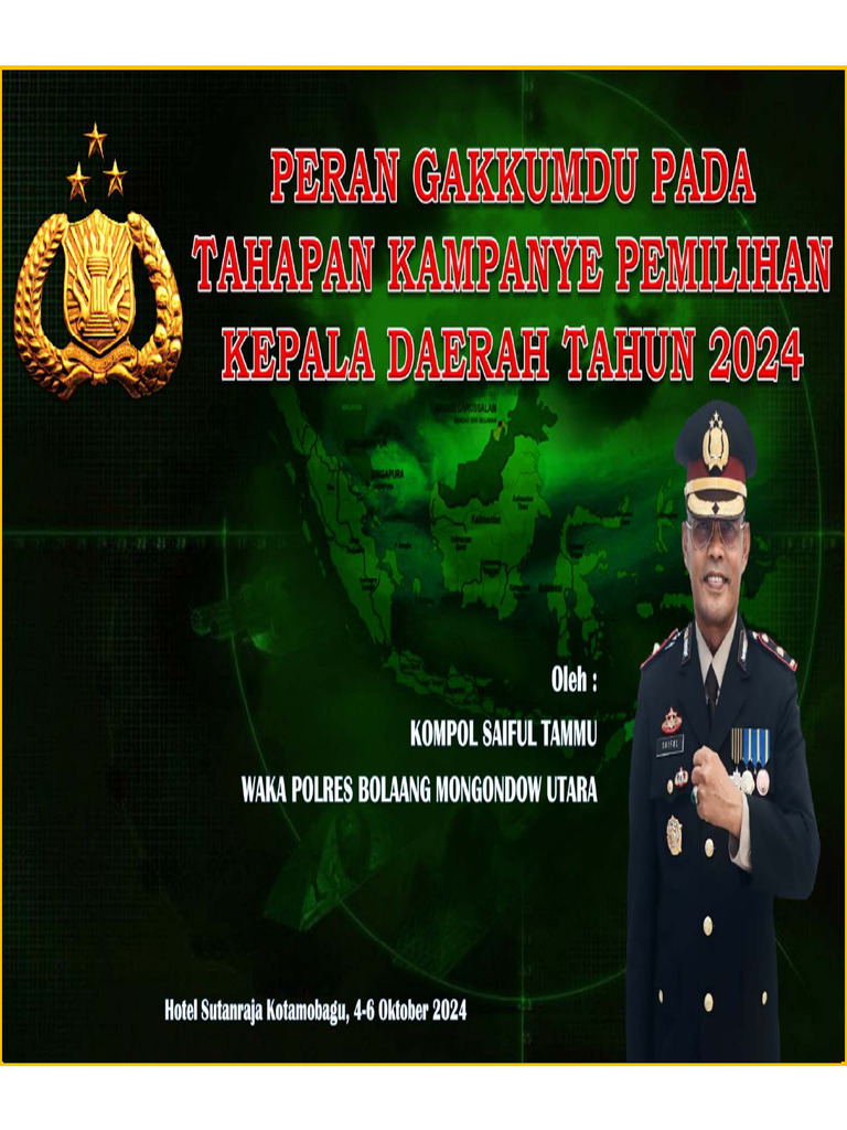Peran Polri Pada Tahapan Kampanye Pilkada (Waka) | PDF