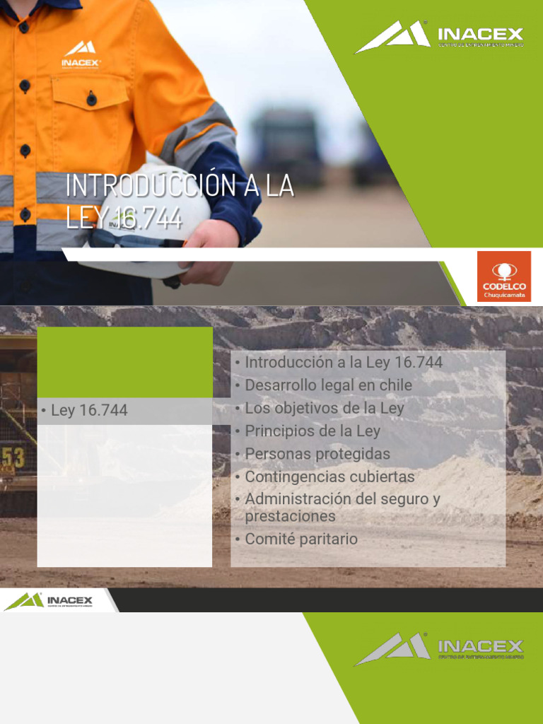 Intorducción A La Ley 16.744 | PDF